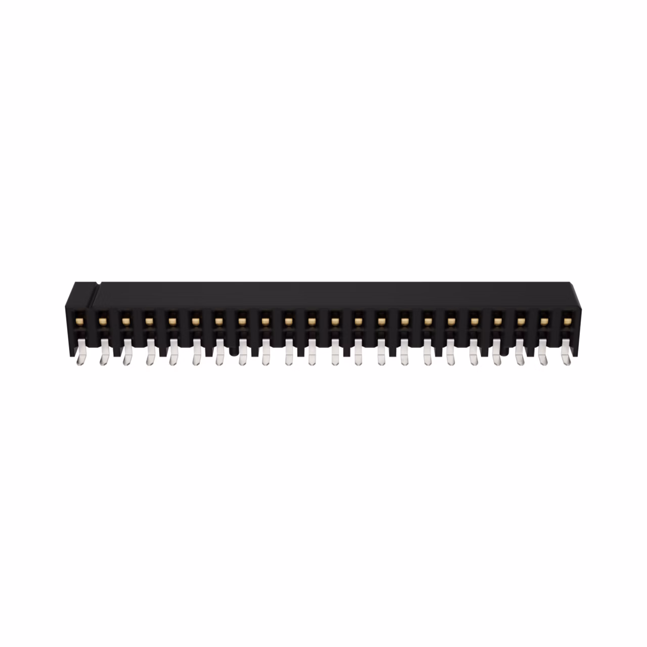 Milli-Grid Receptacle, Surface Mount, Side Entry, 0.76µm Gold (Au) Plating, 44 Circuits, with Pegs, Lead-Free, Tube for sale