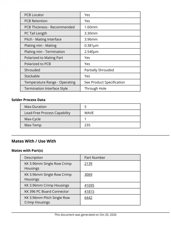 MOLEX 428920082 product document preview, page 3