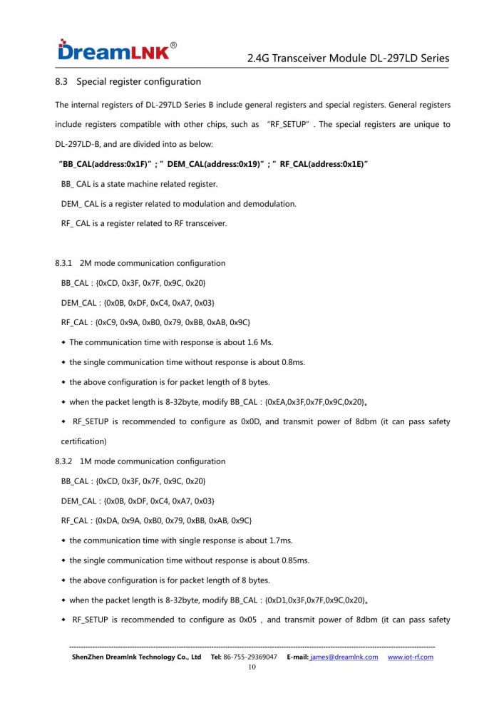 DL-297LDA-S datasheet page 10