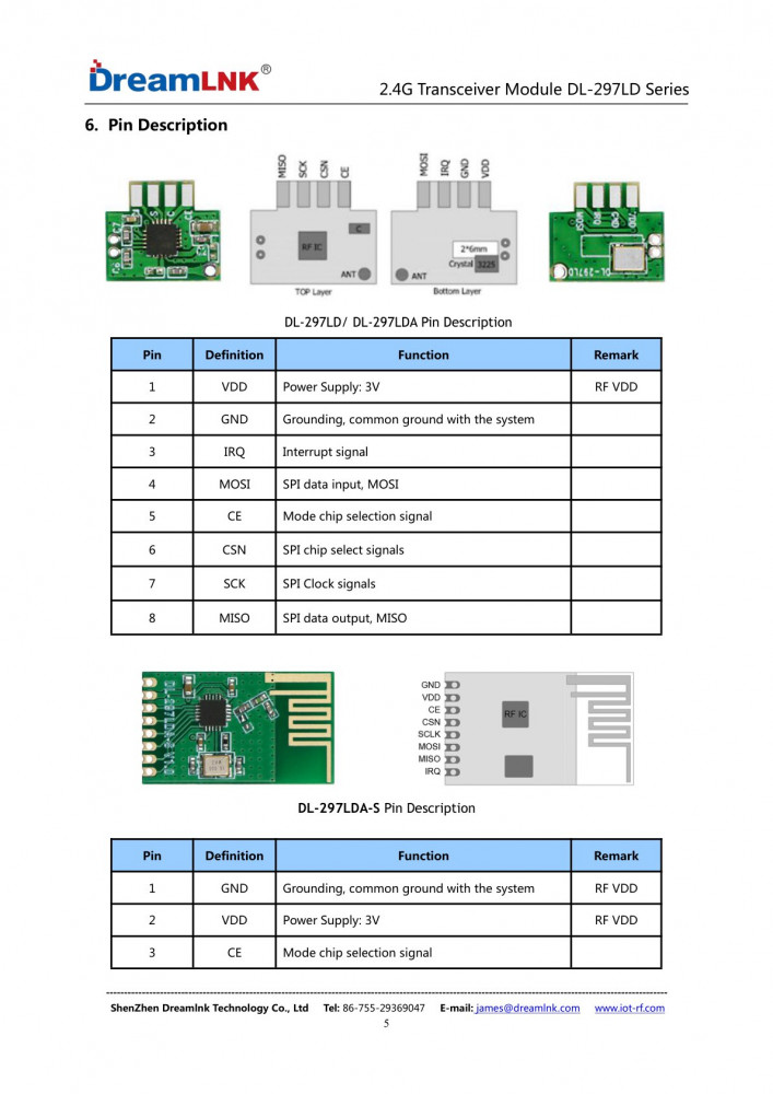 DL-297LDA-S datasheet page 5