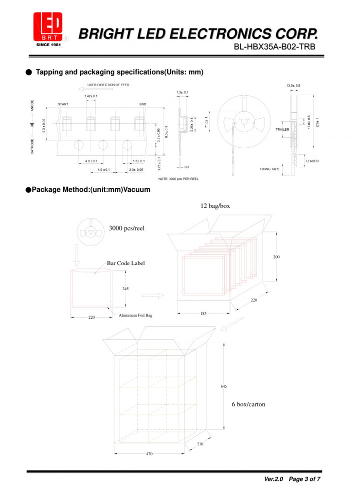 BL-HBX35A-B02-TRB datasheet page 3
