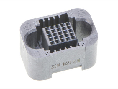 2.54mm, 5.50mm Pitch EXTreme Ten60Power Vertical Receptacle with Top Guide Receivers, 24 Signal Circuits, 4 Power Circuits