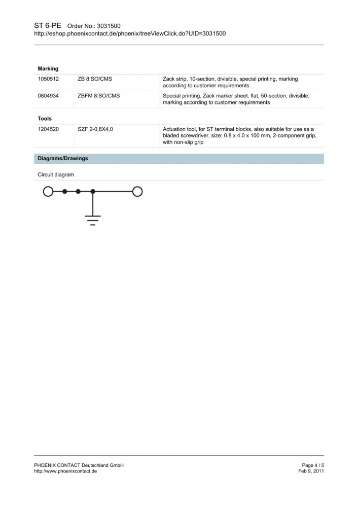 Phoenix Contact ST 6-PE document page 4