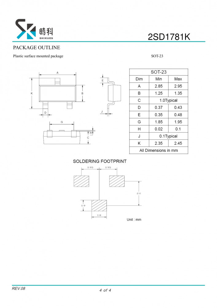 2SD1781KR datasheet page 4