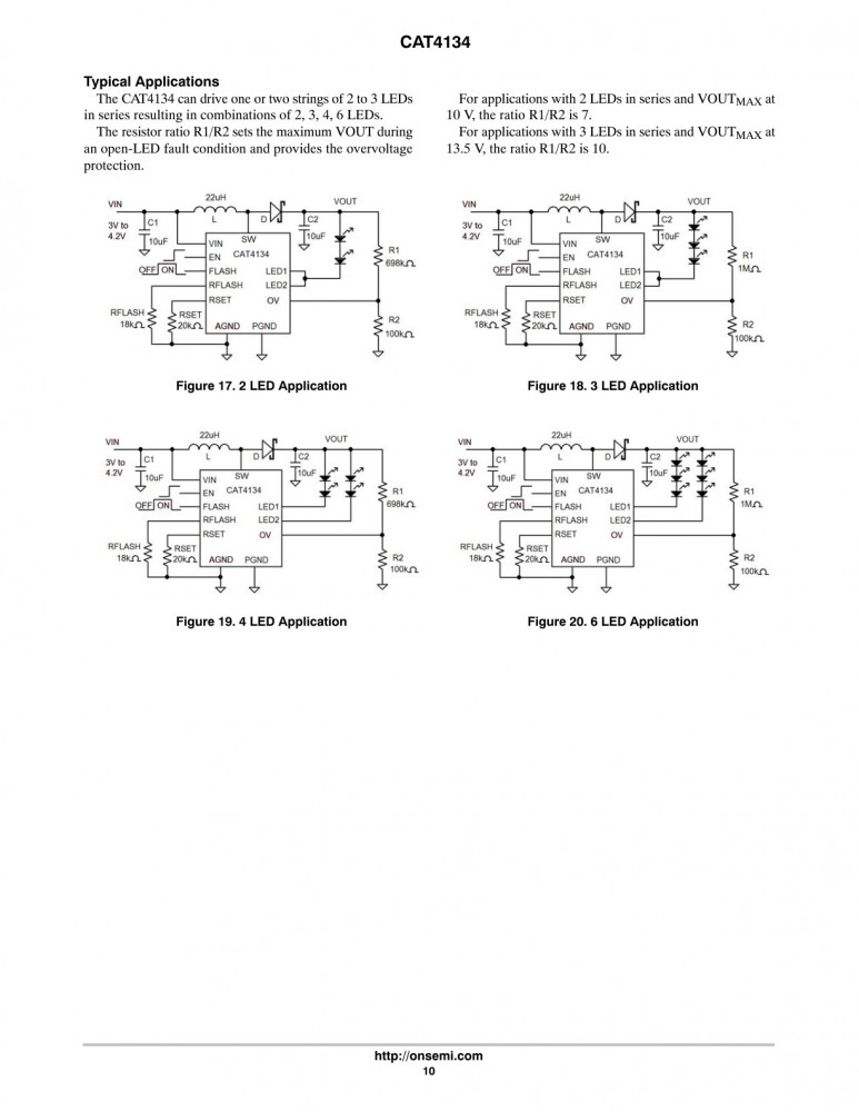 CAT4134 datasheet page 10