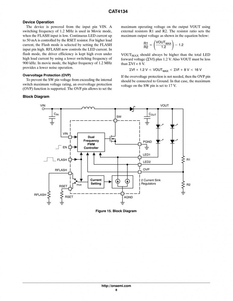 CAT4134 datasheet page 8