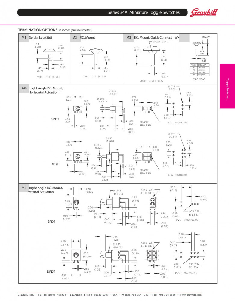 Grayhill Series 34A documentation page 4