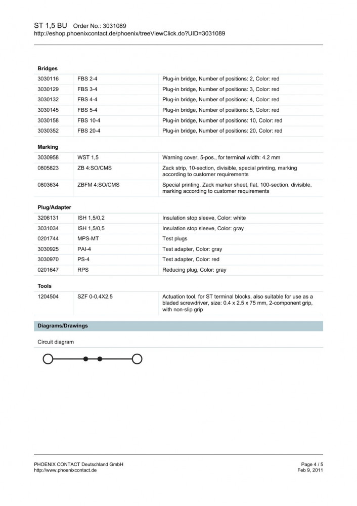 Phoenix Contact ST 1,5 BU 3031089 document page 4