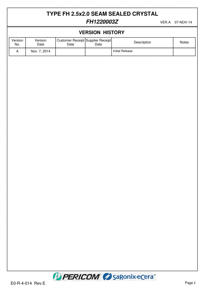 FH1220003Z specification page 2