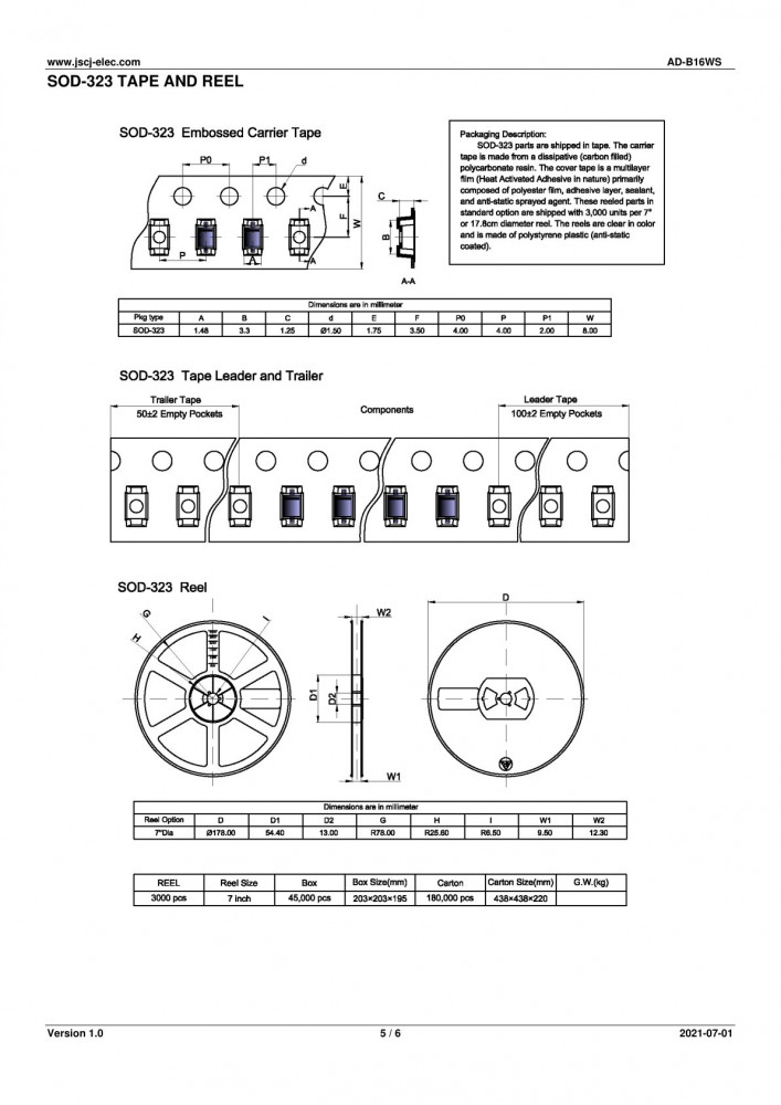 AD-B16WS datasheet page 5