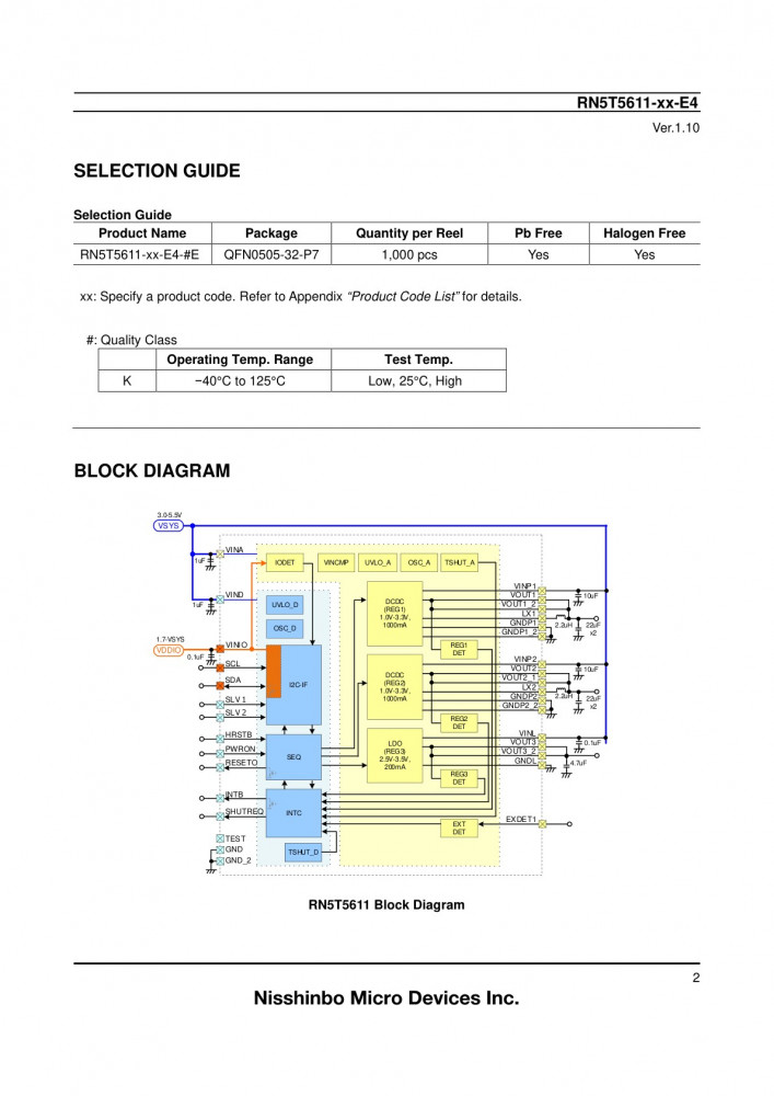 RN5T5611 document page 2