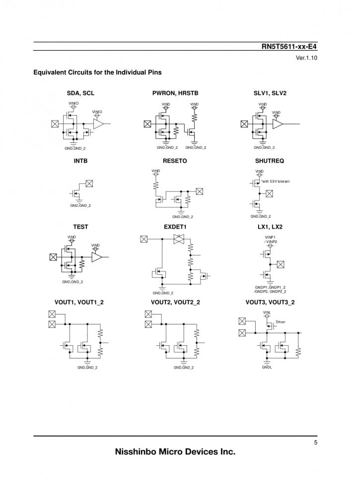 RN5T5611 document page 5