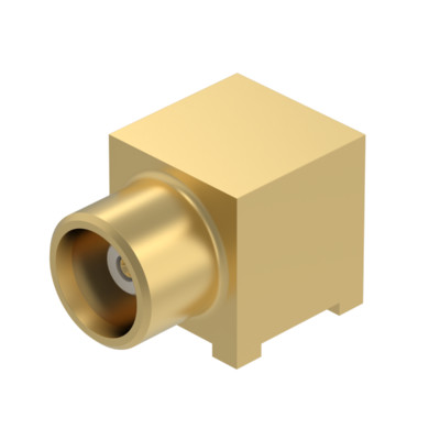 MCX / RIGHT ANGLE JACK RECEPTACLE FOR PCB SOLDER LEGS
