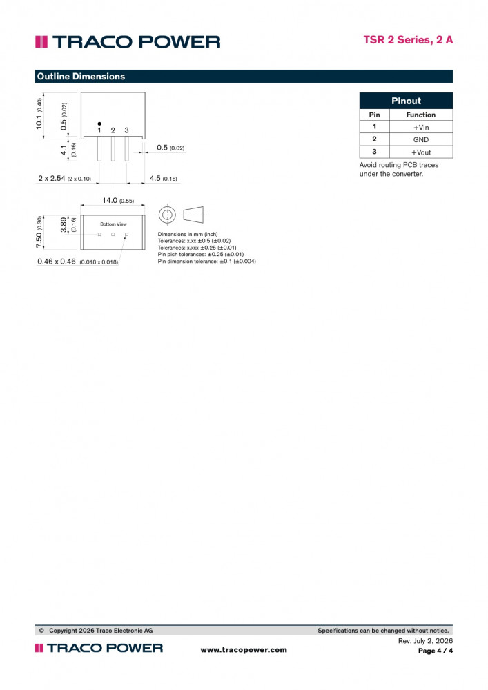 TSR 2-0525 technical document page 4