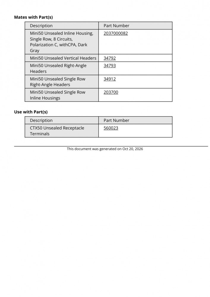 Technical document page 3 for product reference