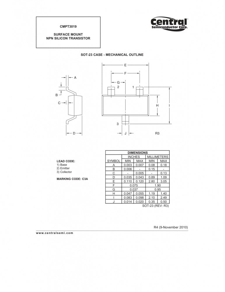 CMPT3019 datasheet page 2