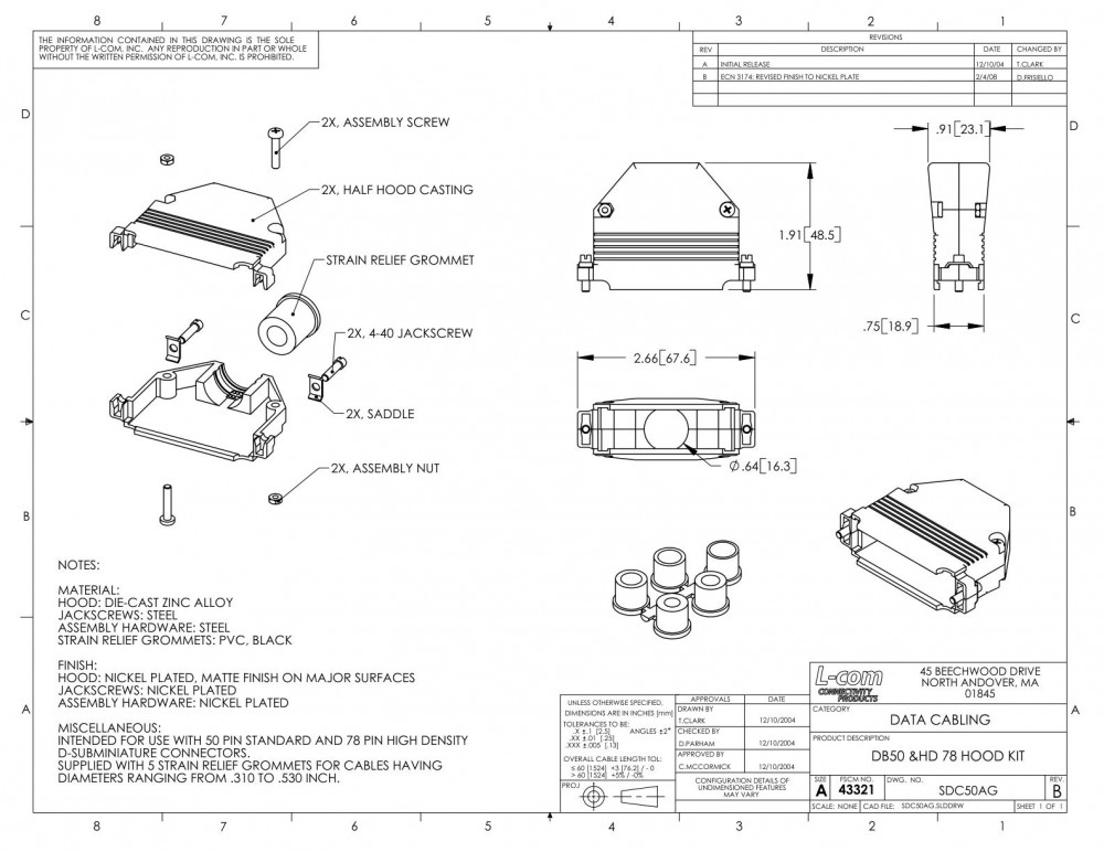 L-com SDC50AG technical document page