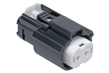 MX150L 2 Circuit Receptacle for 16-14 AWG Wire, with CPA, Black for sale