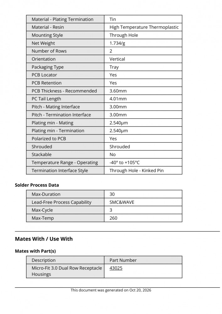 MOLEX 440671201 technical document image 3