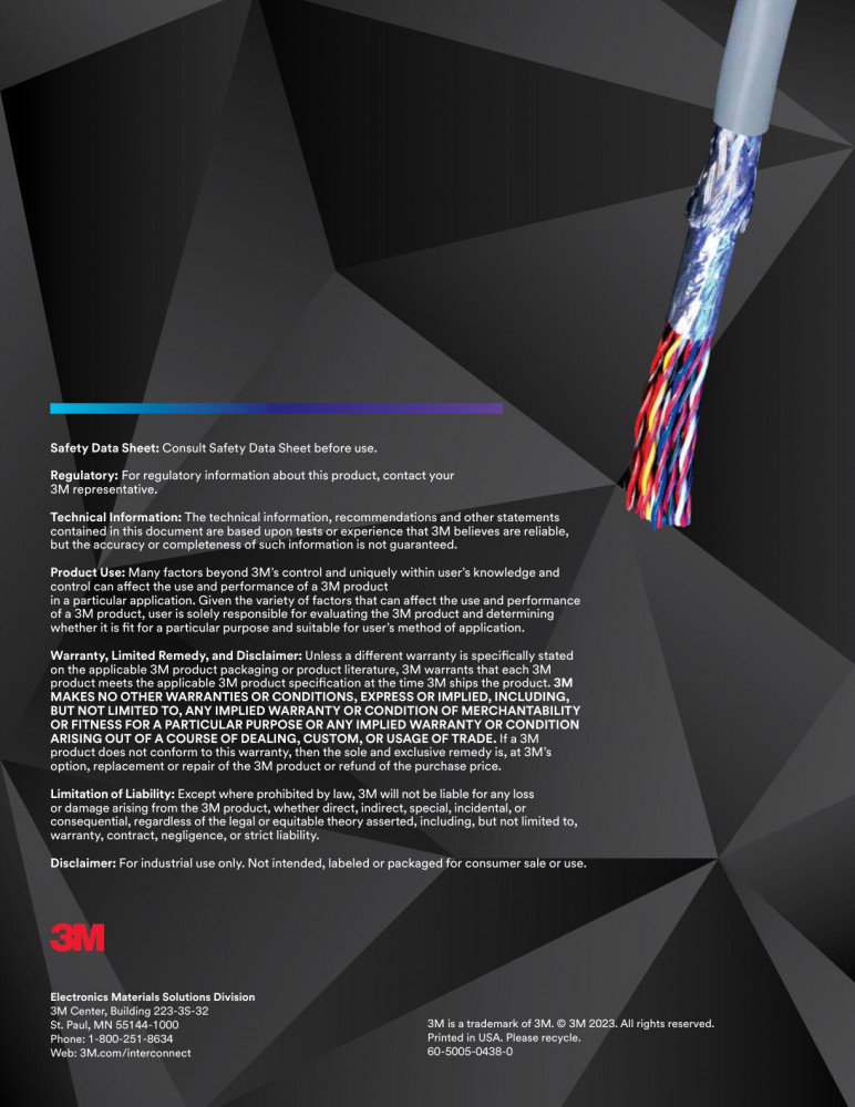 3M 3600B/26SF technical document page 8