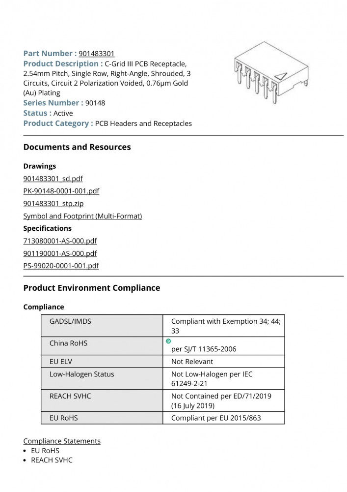 901483301 technical document preview, page 1