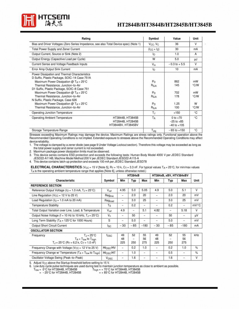 HT3845BRZ technical document page 2