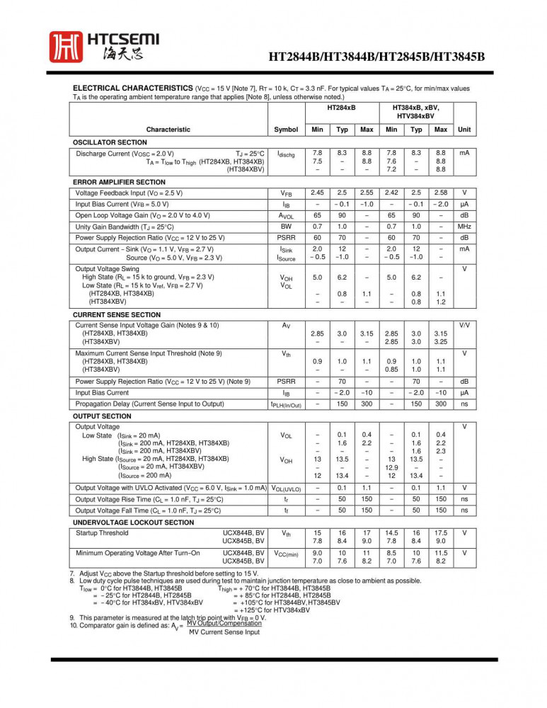HT3845BRZ technical document page 3