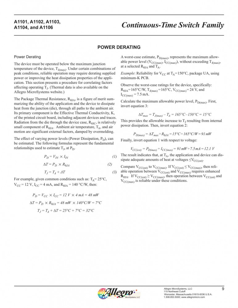 A1101ELHLT-T datasheet page 9