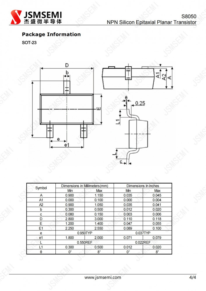 S8050-J3Y datasheet page 4