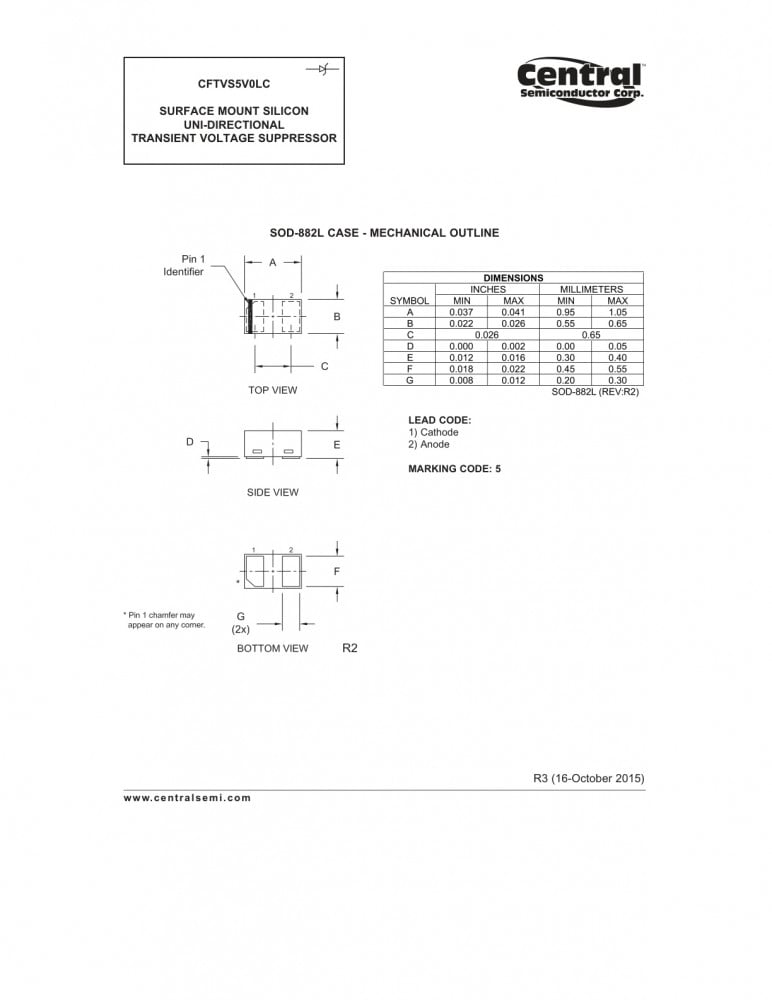 CFTVS5V0LC datasheet page 2