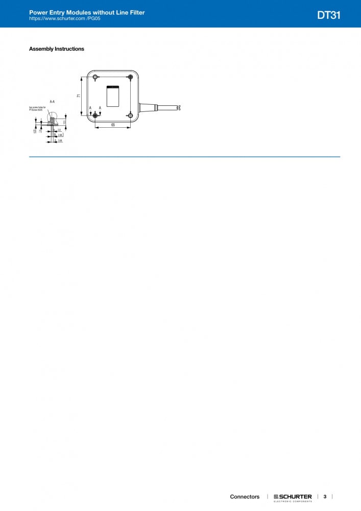 SCHURTER 3-132-192 technical document page 3