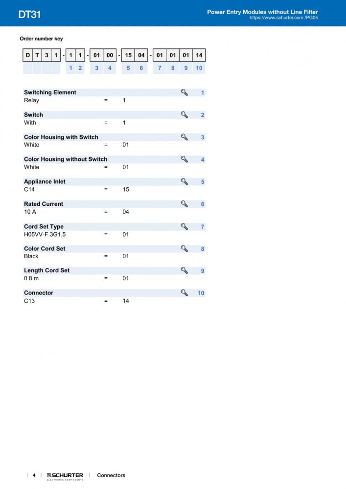 SCHURTER 3-132-192 technical document page 4