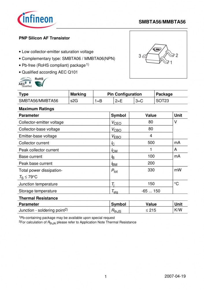 SMBTA 56 technical document page 1