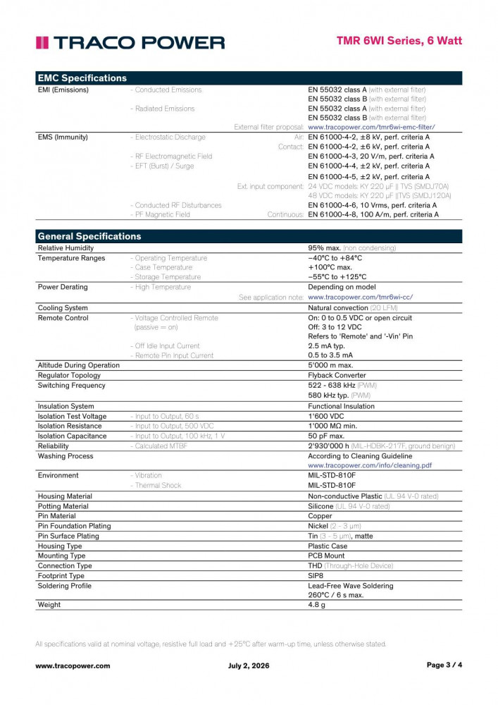 TMR 6WI technical document page 3
