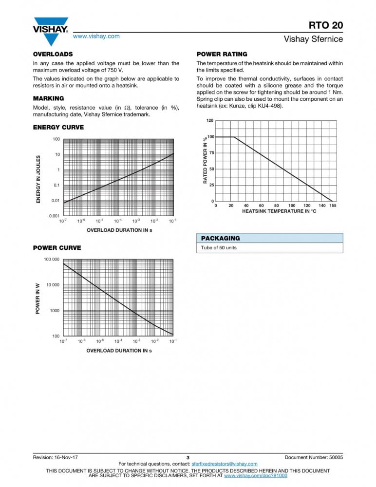 RTO020F100R0JTE3 datasheet page 3