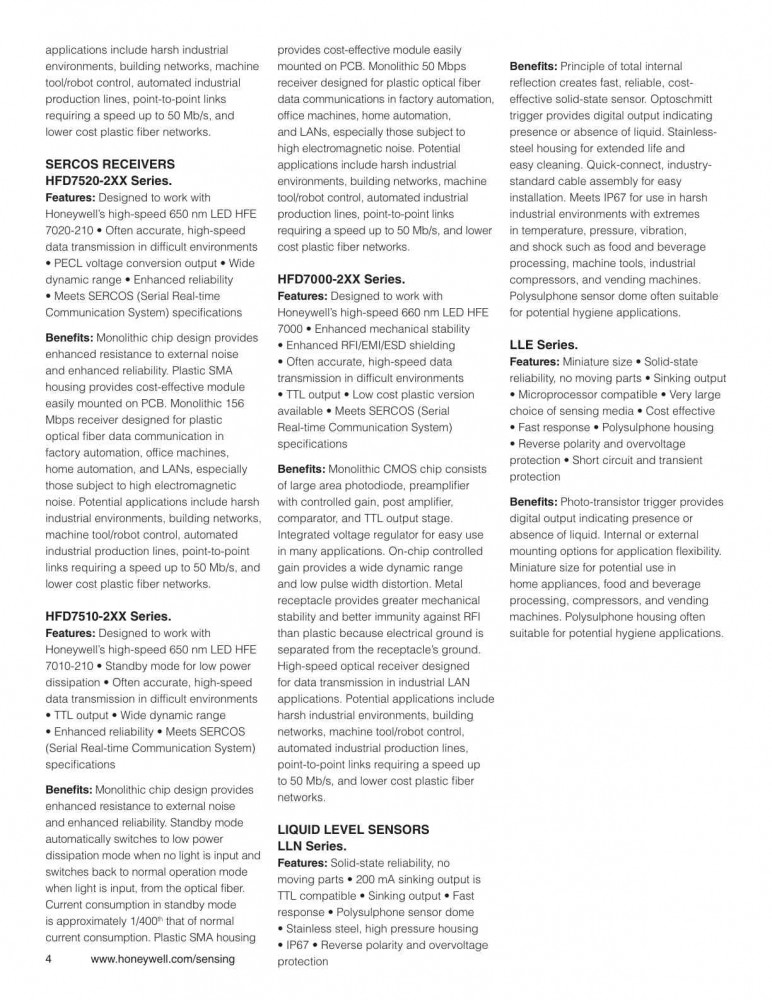 Honeywell line guide page 4