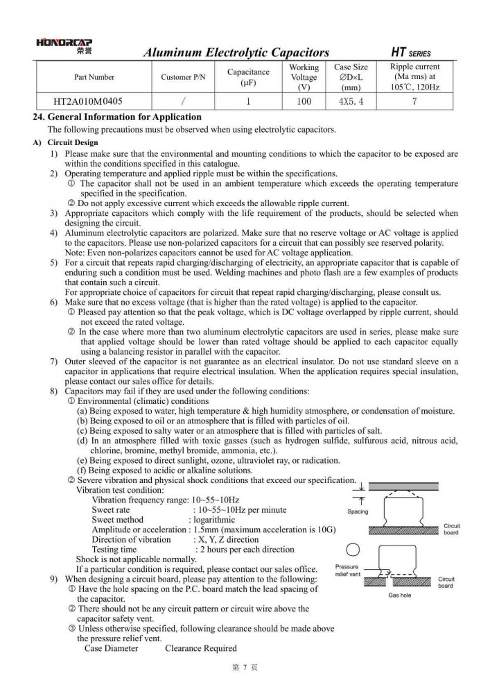 HT Series datasheet page 7