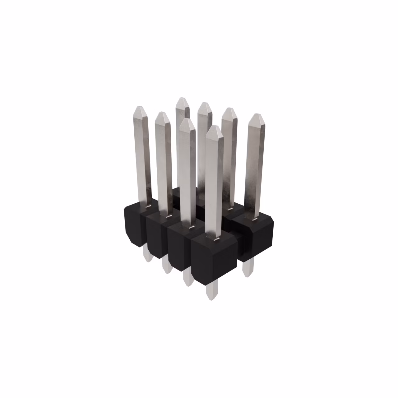 MX150 Dual Row Header, Vertical, 8 Circuits, 1.5µm Tin (Sn) Plating, 11.20mm Mating Pin Length, 3.05mm PC Tail Length for sale