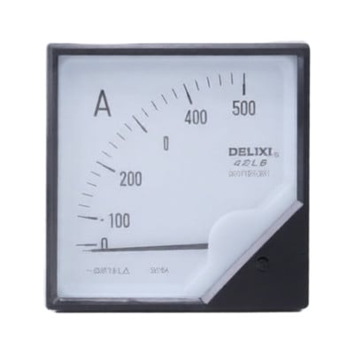 Delixi Electric 42L6A5000 Analog Ammeter Panel Gauge for Electrical Current Measurement