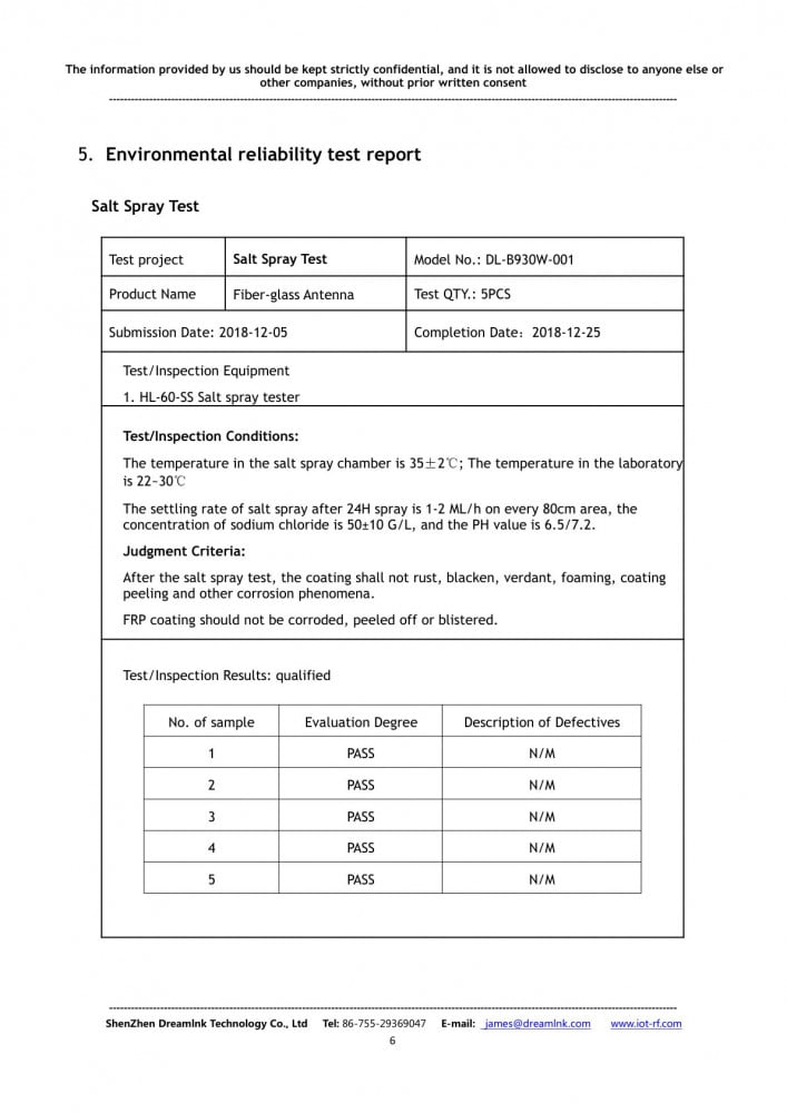 DL-B930W-001 specification page 6
