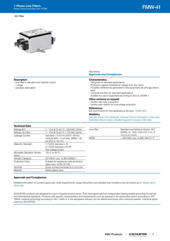5500.2040 datasheet page 1