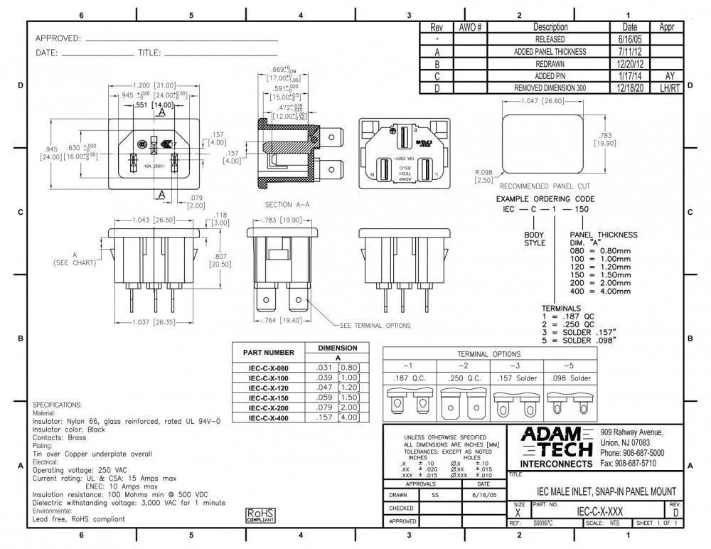 IEC-C-1-400 product documentation image