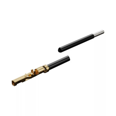 Pre-Crimped Lead Micro-Fit 3.0 Female-to-Pigtail, Gold (Au) Plating, 75.00mm Length, 20 AWG, Black for sale
