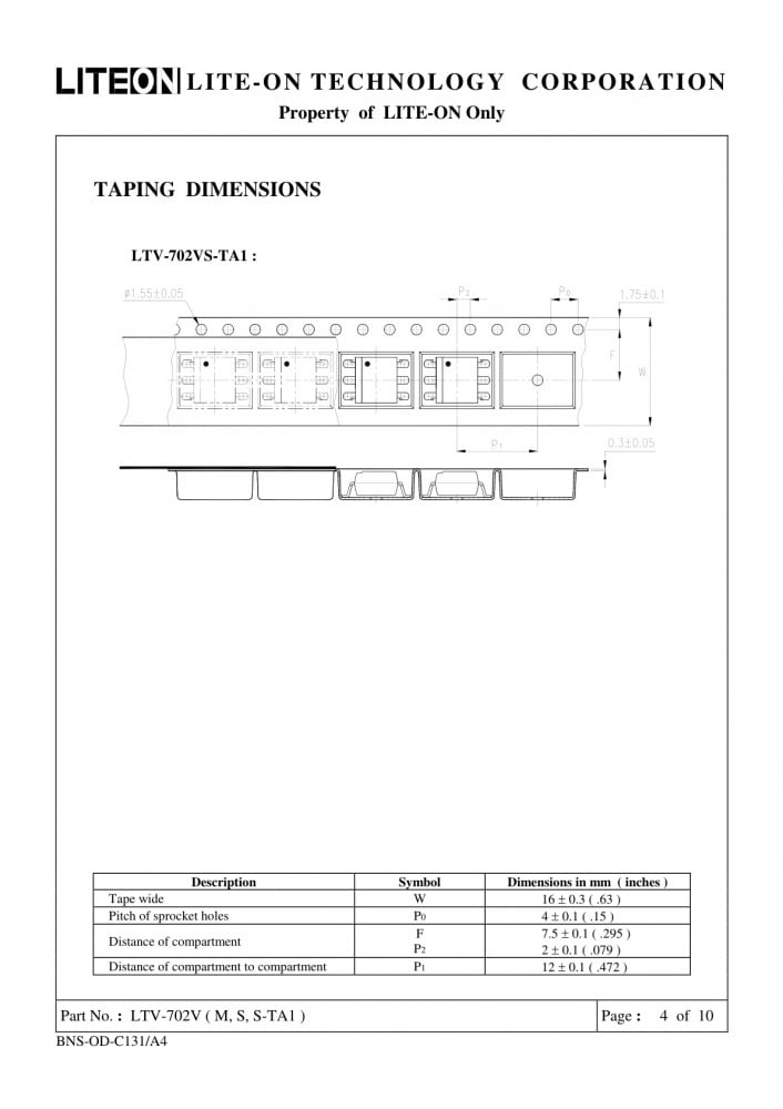 LTV-702V datasheet page 4