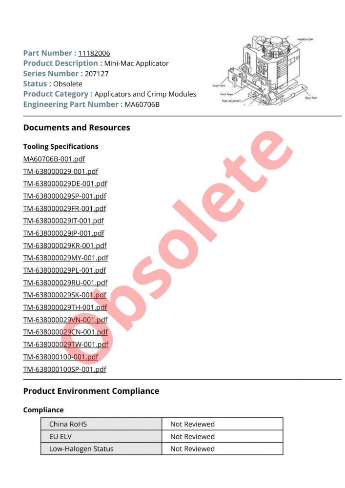 11182006 tooling document preview, page 1