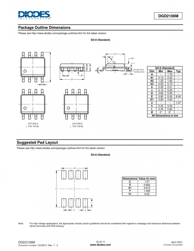 DGD2106MS8-13 datasheet page 10