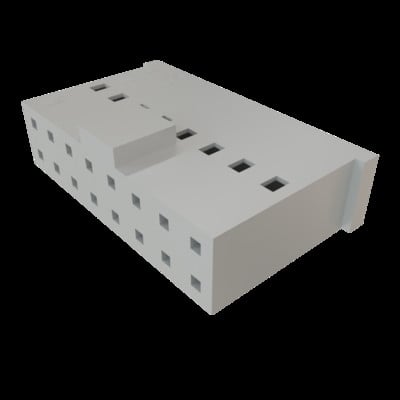 Samtec ISDM-05-K Rectangular Connector Housing