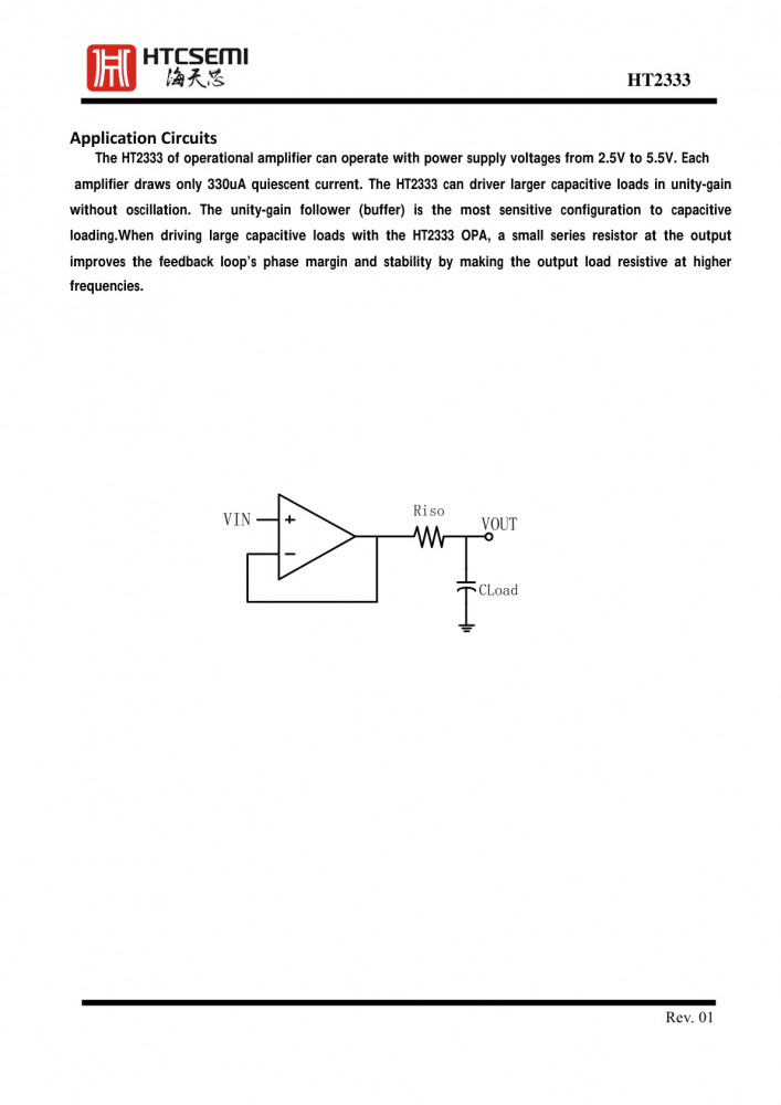 HT2333ARZ datasheet page 6