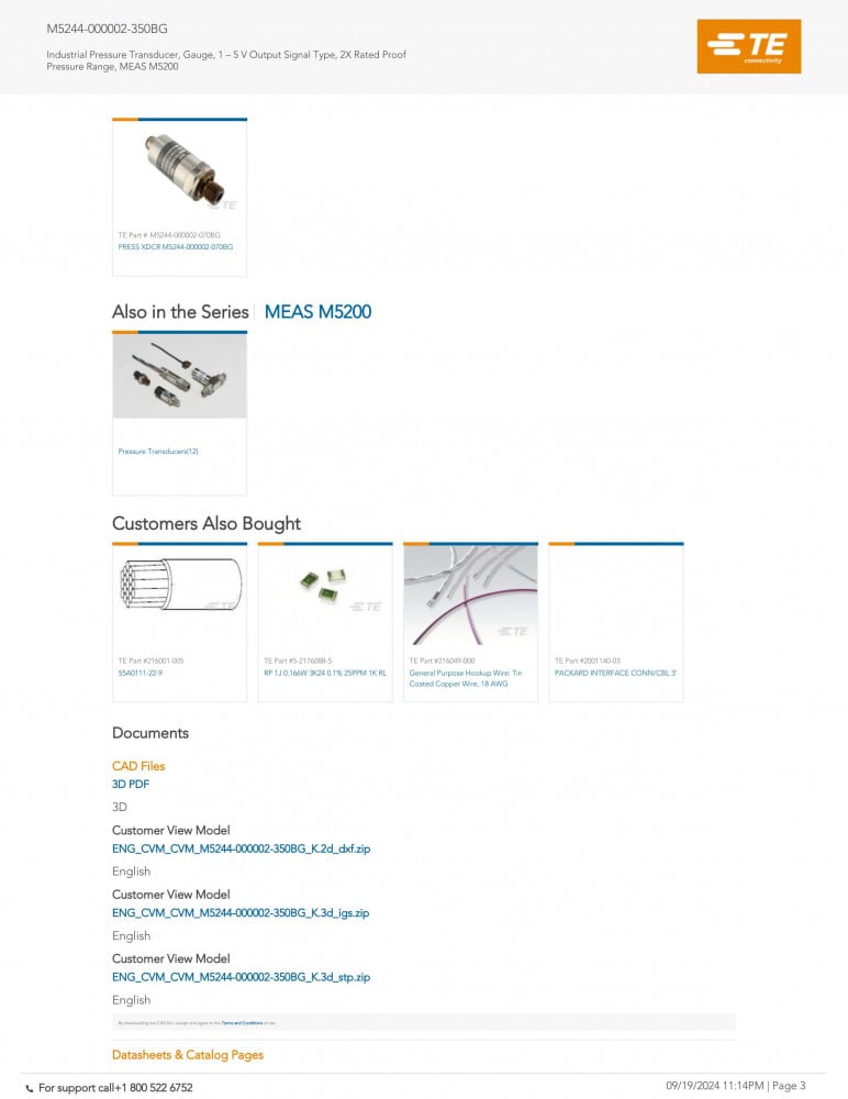 M5244-000002-350BG technical document page 3