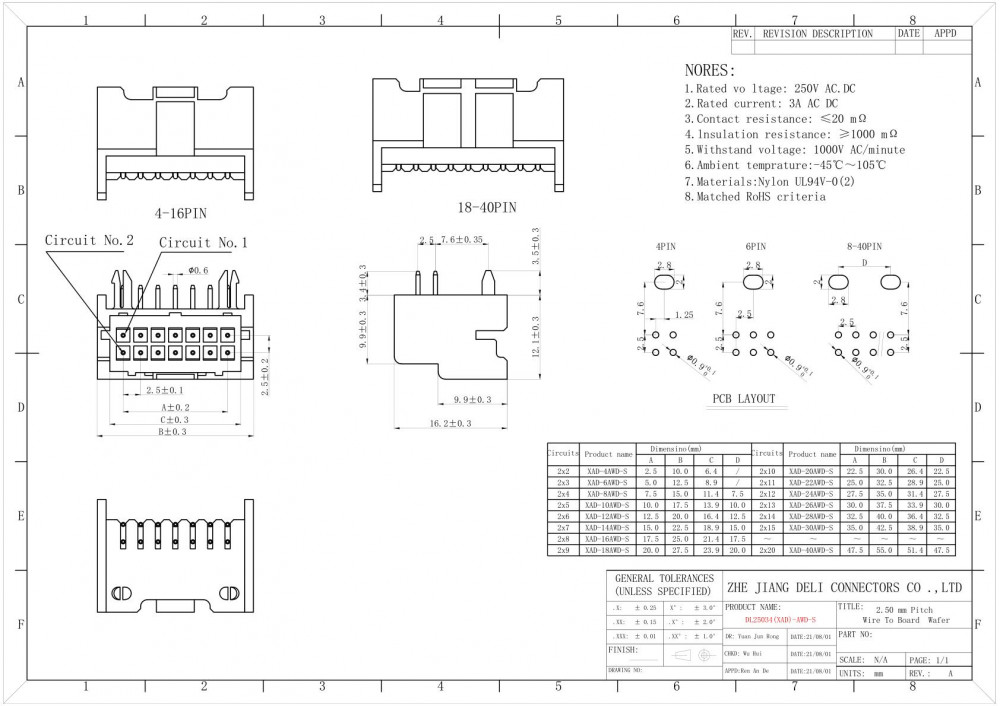 XAD-40S technical document page 4